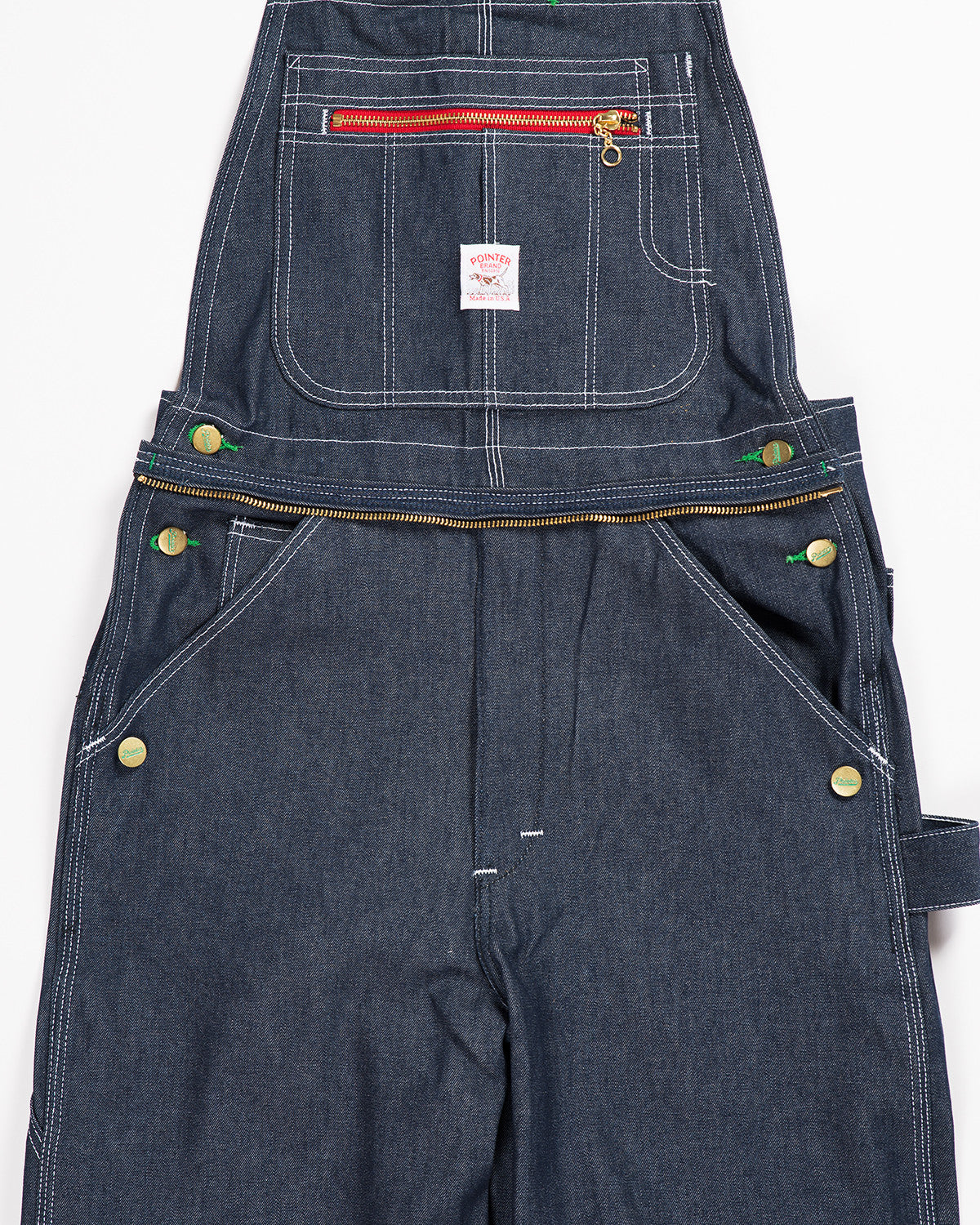 Pointer Rigid Indigo Low Back Overalls – Hand-Eye Supply